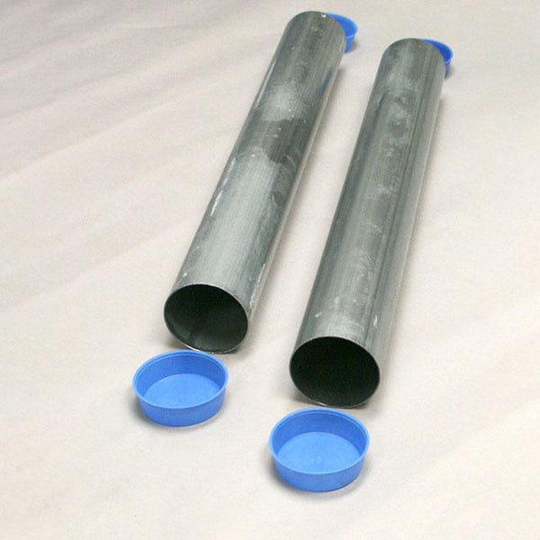 Douglas Galvanized Steel Ground Sleeves 24" Long for 3" OD Posts 63424 ...