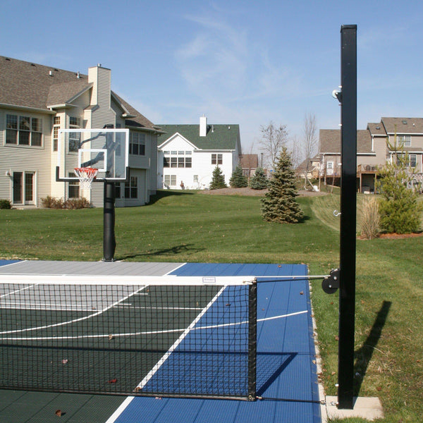 Douglas Unicourt 4″ SQ Aluminum Outdoor Adjustable Multi-Sport Net Sys ...
