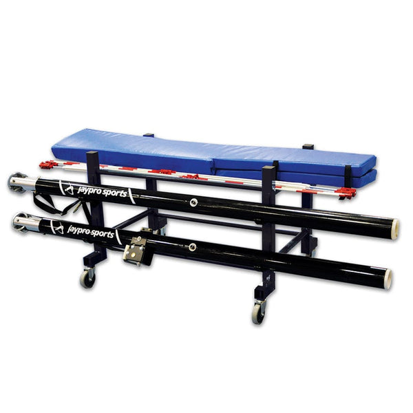 Jaypro Volleyball Equipment Carrier (42 in.L x 32 in.W - 4 Poles) - St ...