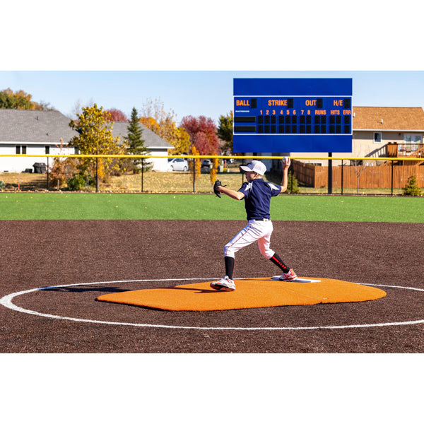 Portolite 6" Oversized Two-Piece Baseball Portable Pitching Mound TPM6 ...
