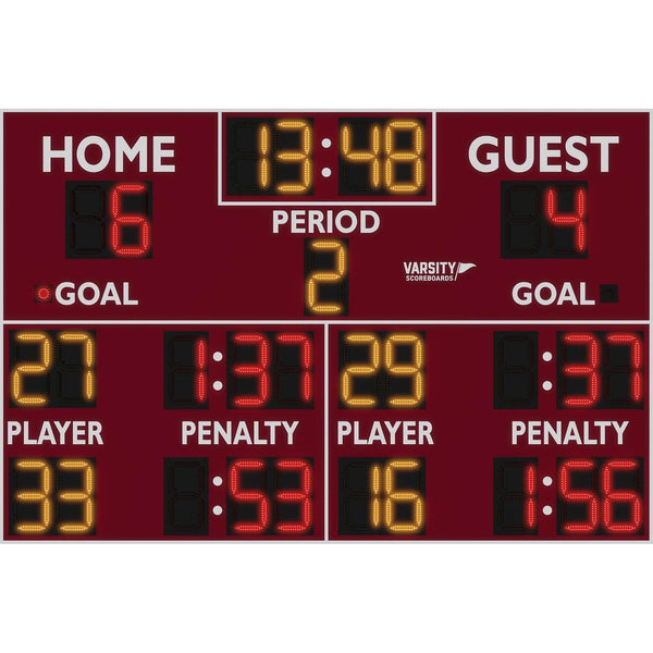 Varsity Scoreboards 1250 Hockey/Lacrosse Indoor Scoreboard – Pro Sports ...