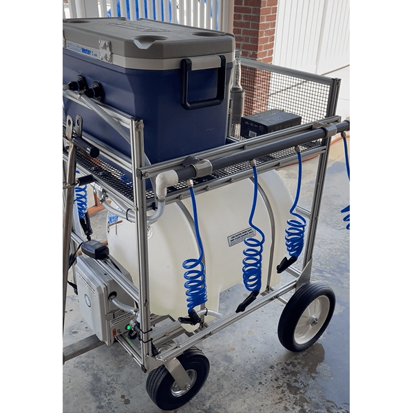 Wheelin Water WTH35 Team Trainer (35 GALLON) Water Hydration Cart – Pro ...