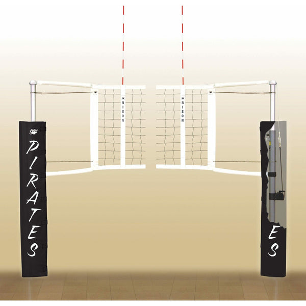 Bison 3" Centerline Elite Aluminum Volleyball System w/o Sockets VB100 ...