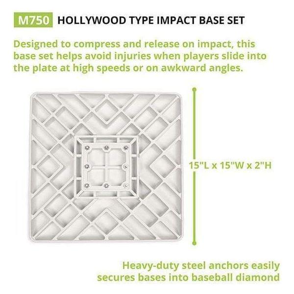 Champion Sports Hollywood Type Impact Base Set M750 – Pro Sports Equip