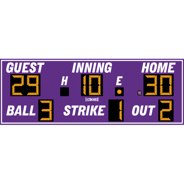 Electro-Mech LX1250 Baseball Scoreboard With BSO Digits – Pro Sports Equip