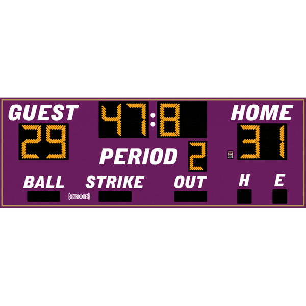 Electro-Mech LX1390 Outdoor Multi-Sport Scoreboard (14'x5') – Pro ...