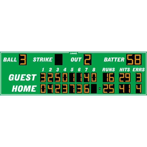 Electro-Mech LX163 Eight Inning Baseball Scoreboards – Pro Sports Equip