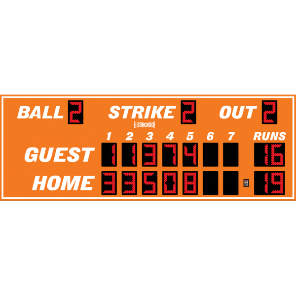 Electro-Mech LX1700 Compact Seven Inning Baseball Scoreboard – Pro ...
