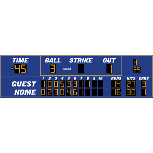 Electro-Mech LX178 Pro Size Ten Inning Baseball Scoreboards – Pro ...
