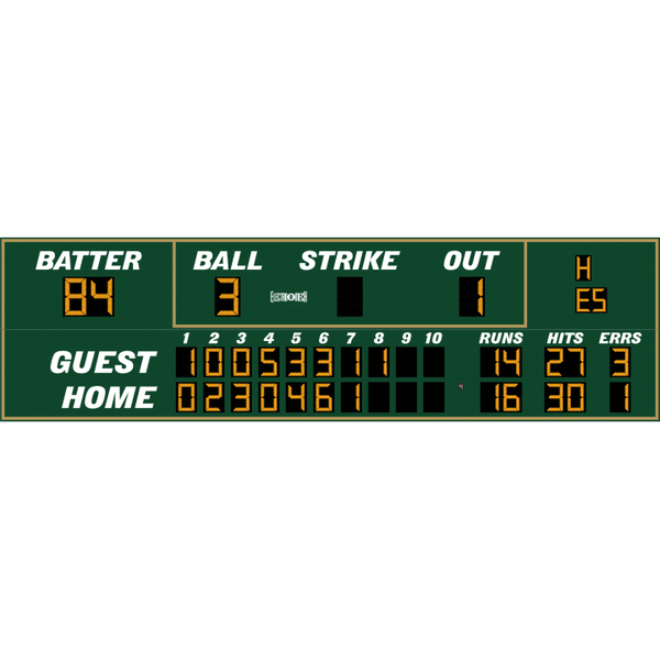 Electro-Mech LX178 Pro Size Ten Inning Baseball Scoreboards – Pro ...