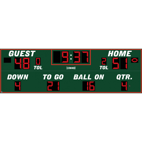 Electro-Mech LX378 Full Size Football Scoreboards – Pro Sports Equip