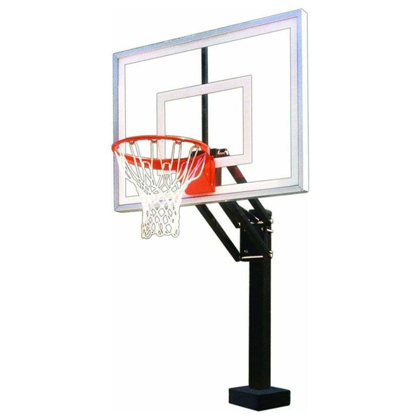 First Team HydroChamp In-Ground Adjustable Poolside Basketball Hoop ...