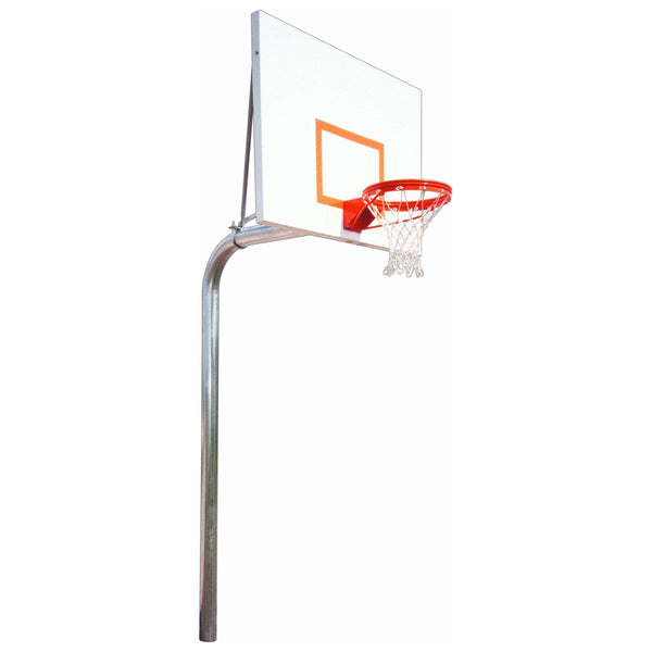 First Team RuffNeck Fixed Height In-Ground Basketball Goal – Pro Sports ...