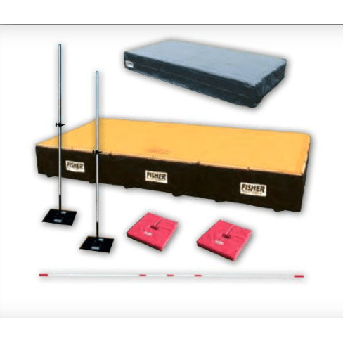 Fisher 8' x 16'6" x 24" NCAA/NFHS High Jump Pit Package HJ81624PK – Pro ...