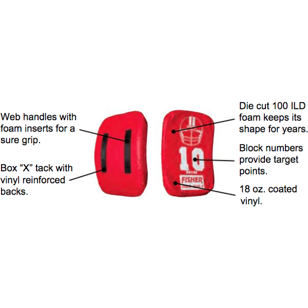 Fisher Athletic Man Shaped Youth Football Blocking Shield HD800 – Pro ...