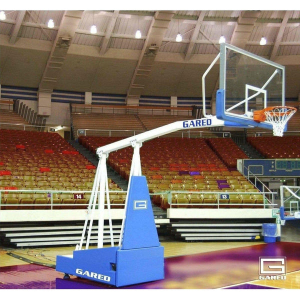 Gared Hoopmaster 5 Spring-Lift Collegiate/High School Indoor Portable ...
