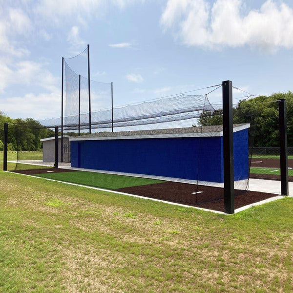 Jaypro Batting Cage Tunnel - Mega Outdoor - (70') - Single MPCTF-70S ...
