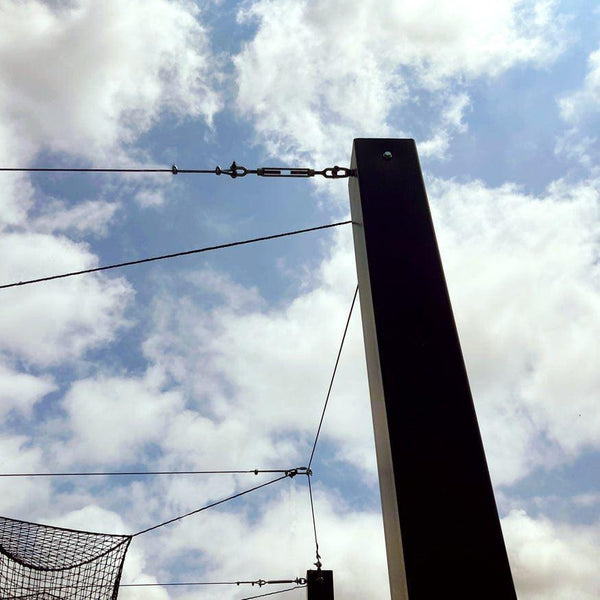 Jaypro Batting Cage Tunnel - Mega Outdoor - (70') - Single MPCTF-70S ...
