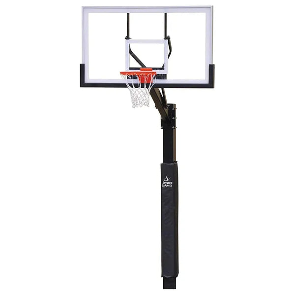 Jaypro The Church Yard Basketball System (4" Sq. Pole) 48" Acrylic Rec ...