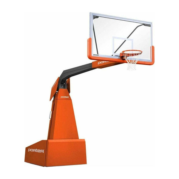 Porter 1835 Competition Motorized Portable Basketball Hoop w/ 8' Boom ...