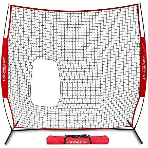 Powernet 7x7 FT Pitch-Thru Protection Screen for Softball 49 SQFT Barr ...