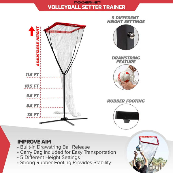 Powernet Volleyball Setter Trainer Net 1145 – Pro Sports Equip