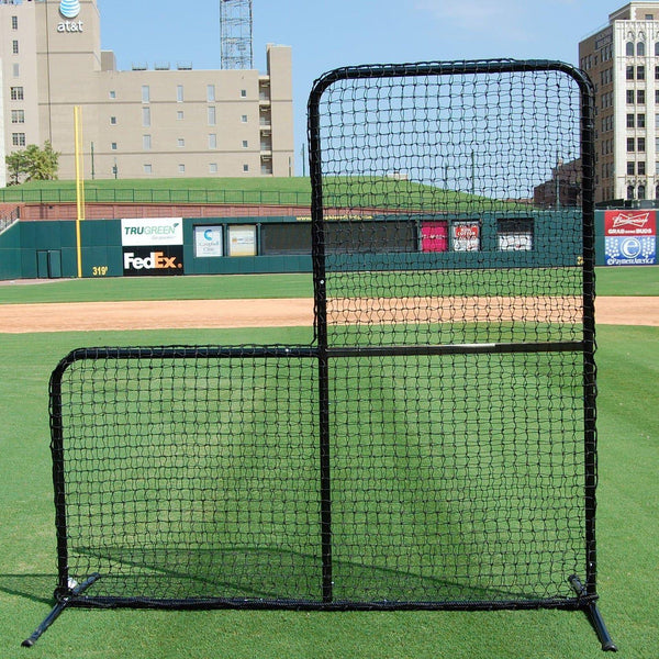 Trigon 7’ x 7’ ProCage Black Series Baseball L-Screen BSL77P – Pro ...